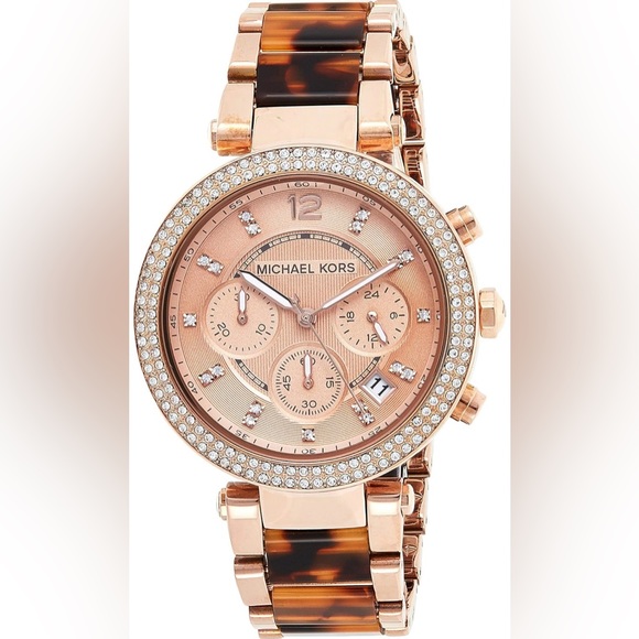 Michael Kors | Accessories | Michael Kors Womens Parker Rose Gold ...